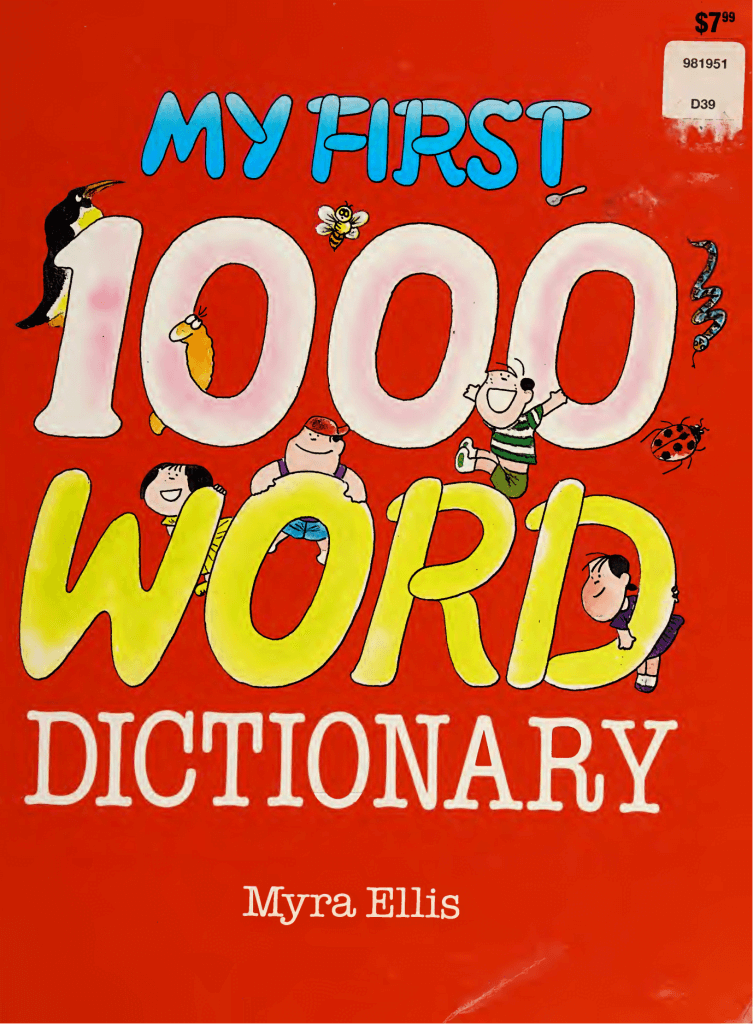 My First 1000 Words Dictionary Book